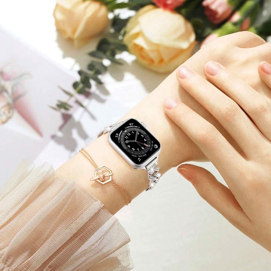 Cowboy Chain Dressy Apple Watch Bands For Women Metal Bracelet ...