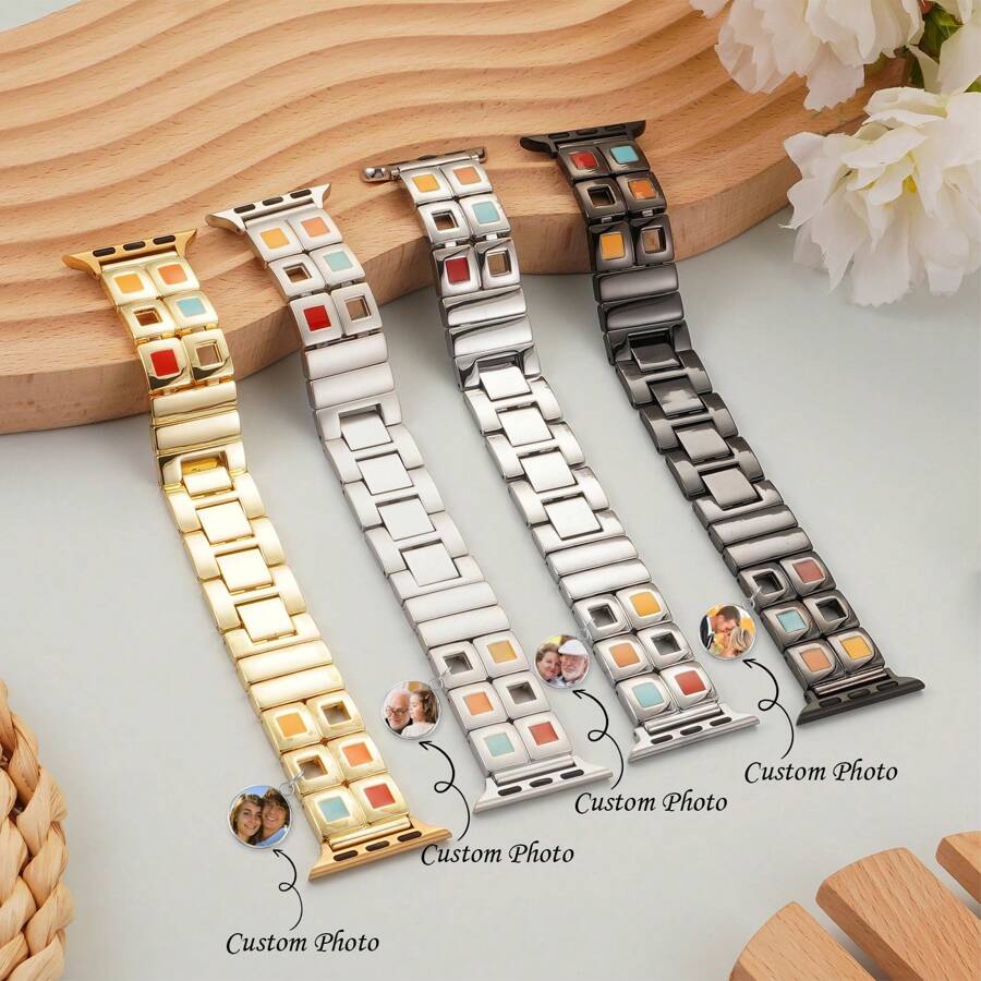 Colorful Square Apple Watch Band, Cute Watch Strap For Apple Watch ...