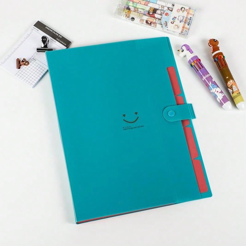 1 Pack 2 Packs 6 Pack Color Random Papers Folder Multi-Layer Folder A4 ...