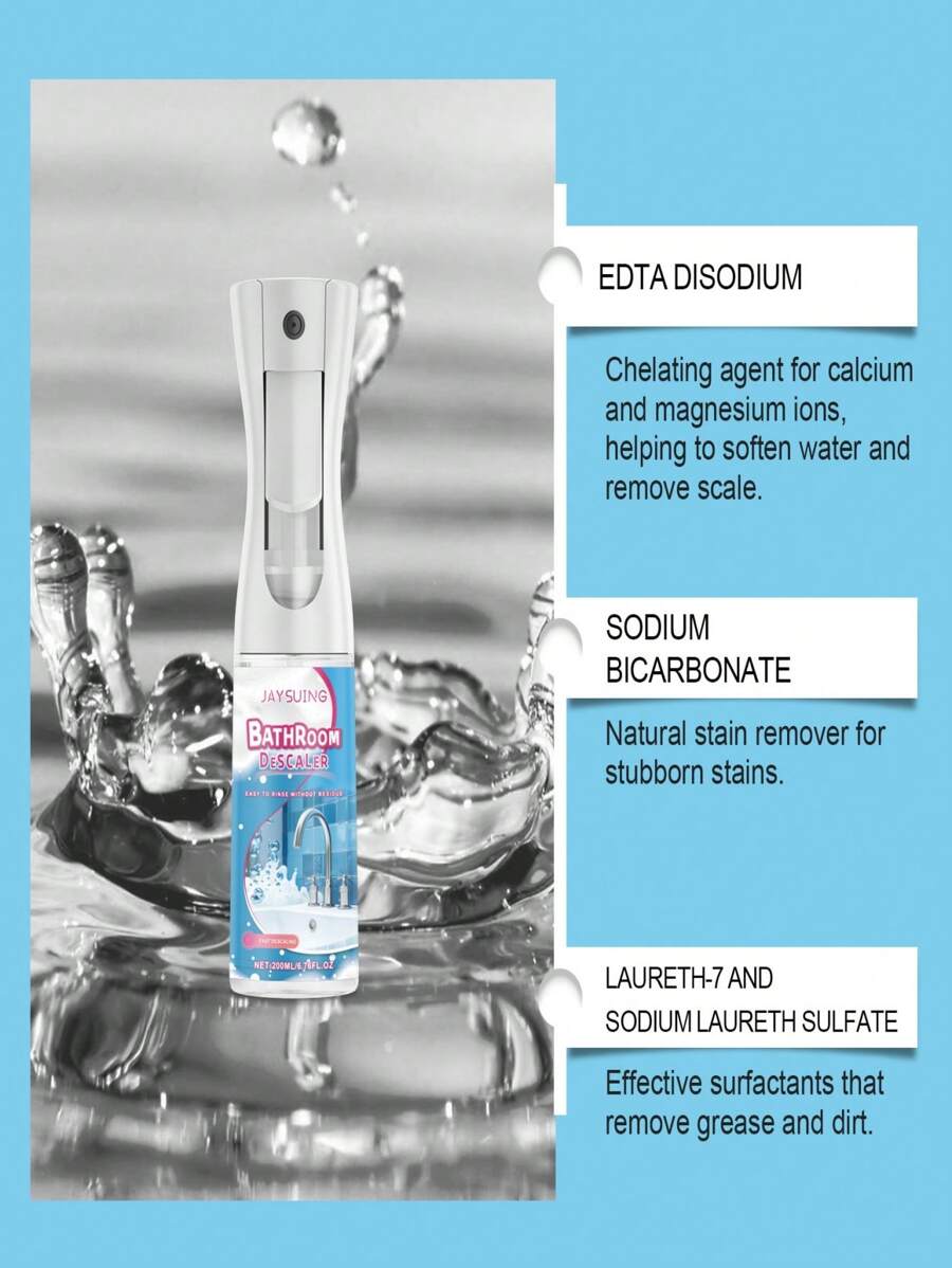 Shower Descaler Bathroom Toilet Decontamination Tile Glass Cleaning ...