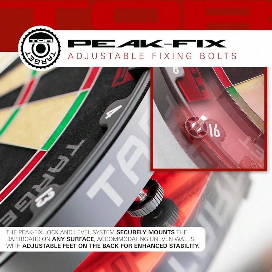 Target Darts TOR Dart Board, World Champions Steel Tip Dartboard ...