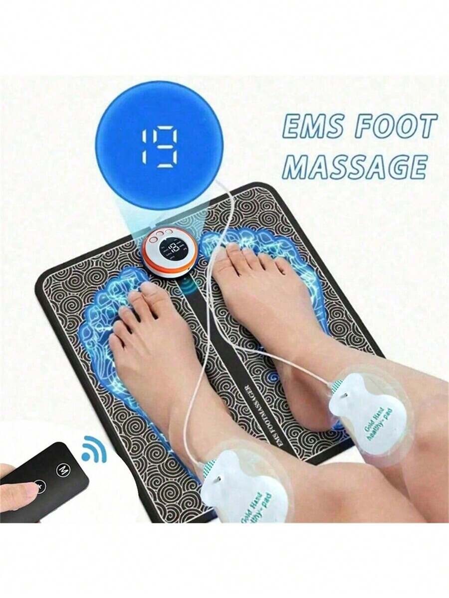 Foot Massager Foot Therapy Machine EMS Foot Massage Pad Pulse Fully ... Foot Massager Foot Therapy Machine EMS Foot Massage Pad Pulse Fully ...