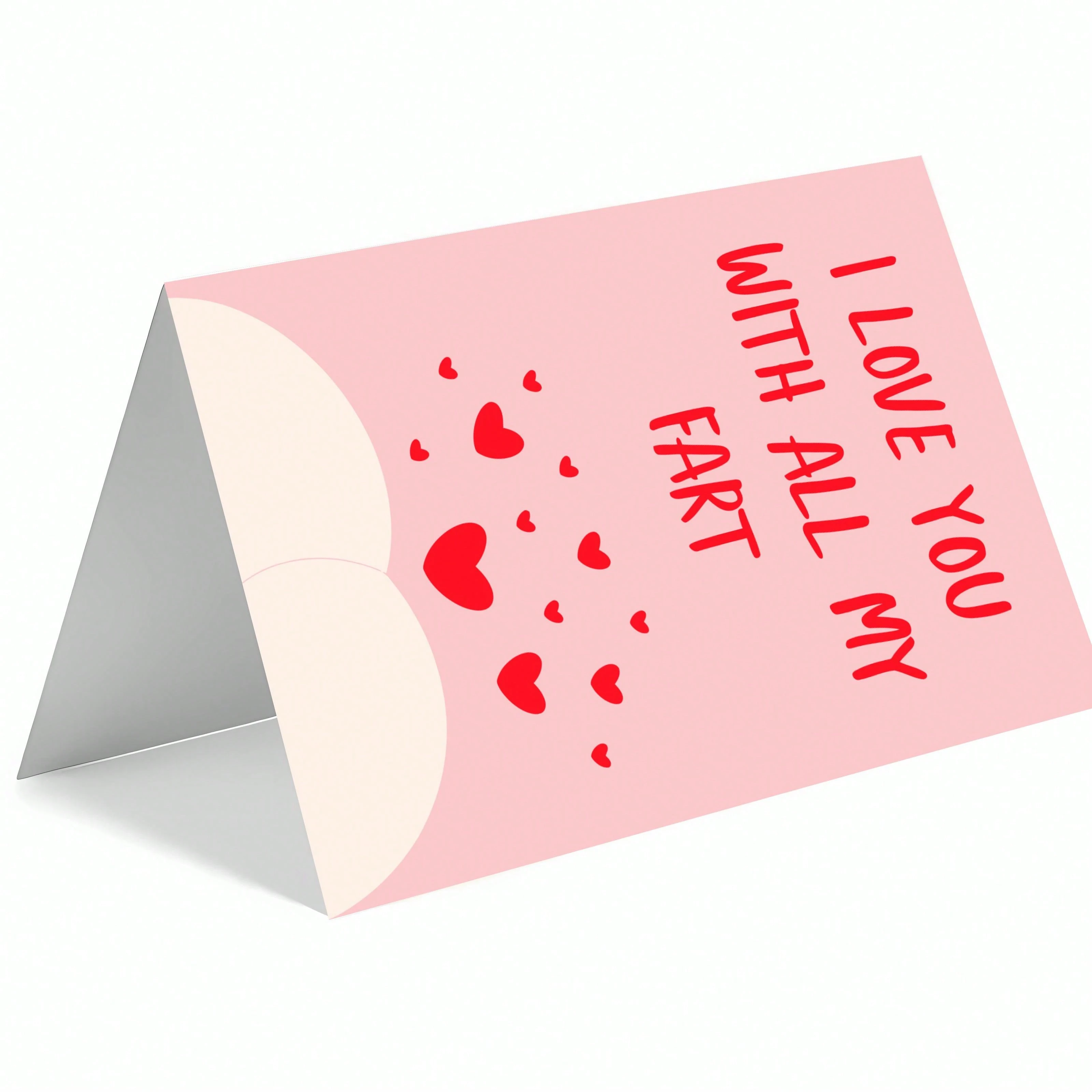 Fart Valentines Card | Fart Card | I Love You With All My Fart Card ...