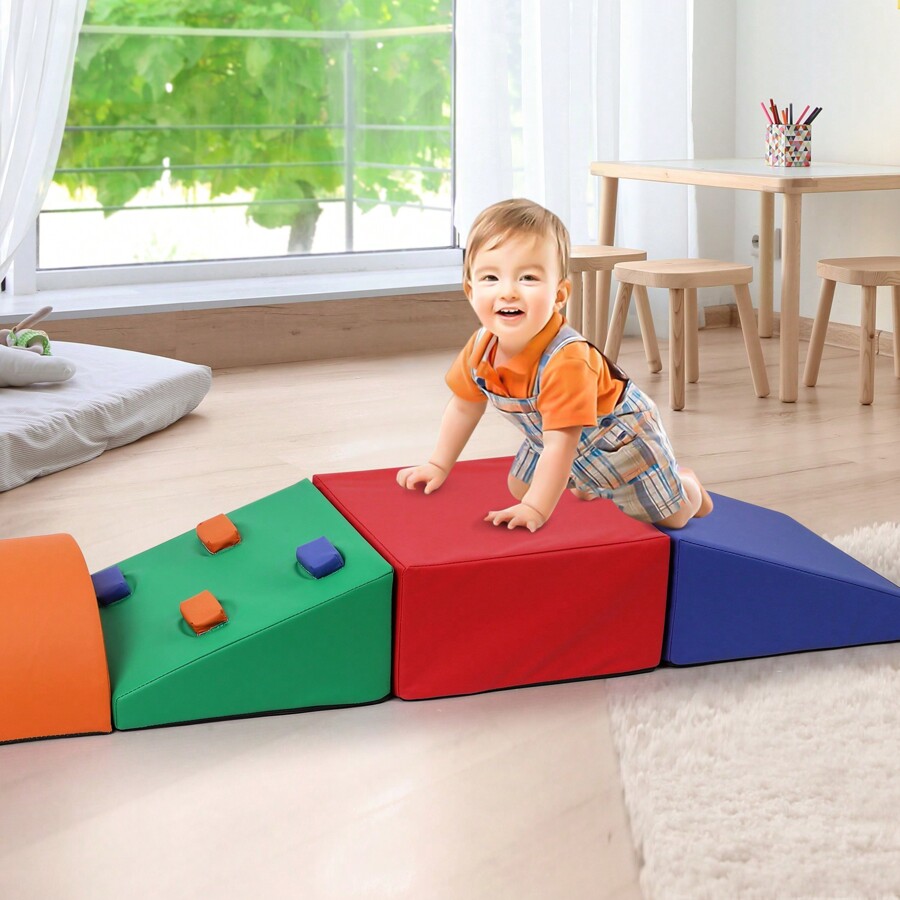 Soft Foam Climbing Blocks For Toddlers & Preschoolers - Indoor Active ...