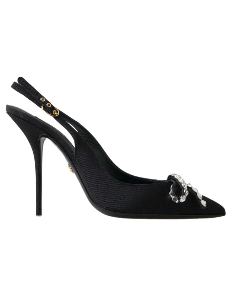 Dolce & Gabbana Crystal Slingbacks Bow Pumps High Heels | SHEIN Brasil