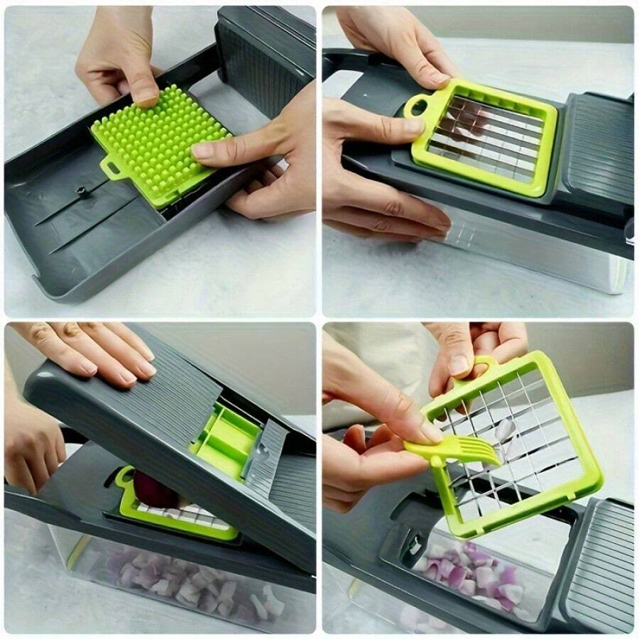 HOT-[Multi-Functional Kitchen Grater Set] 15-Piece Multi-Functional ...