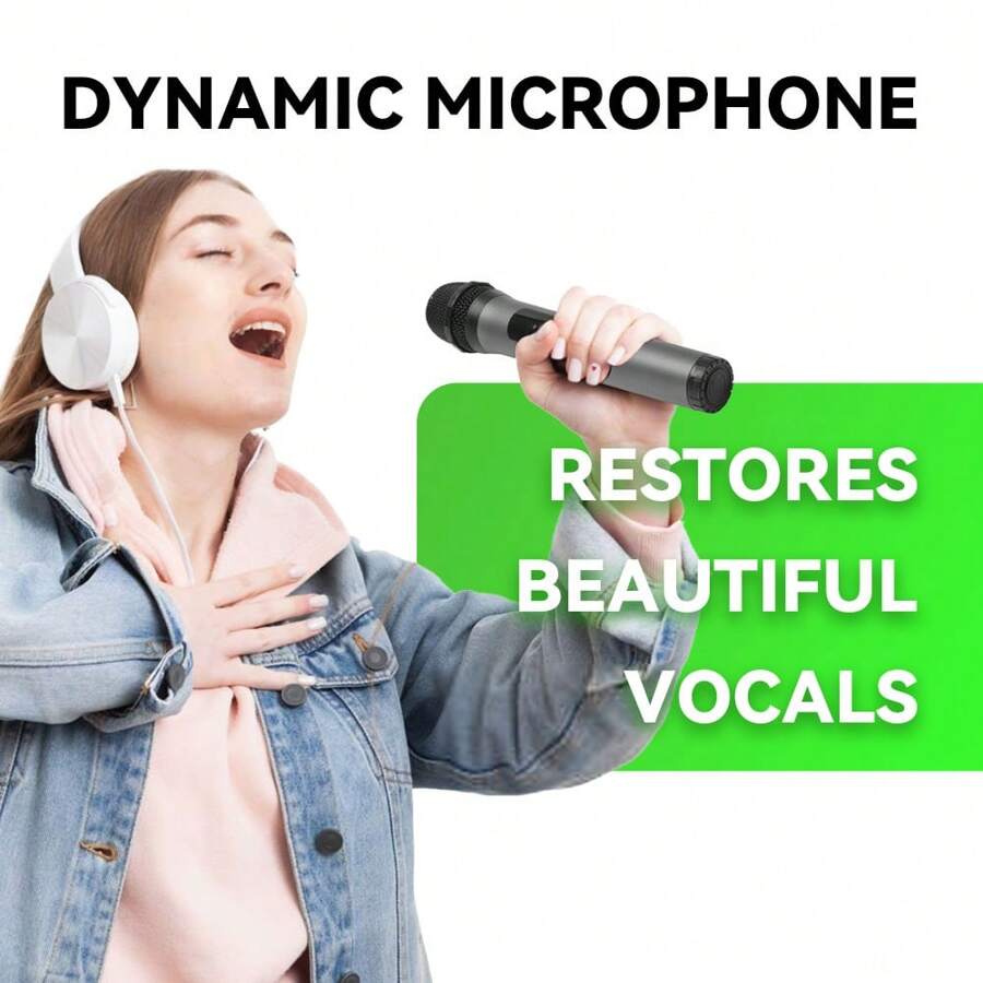 Professional Wireless Microphone Home KTV Outdoor Portable Singing ...