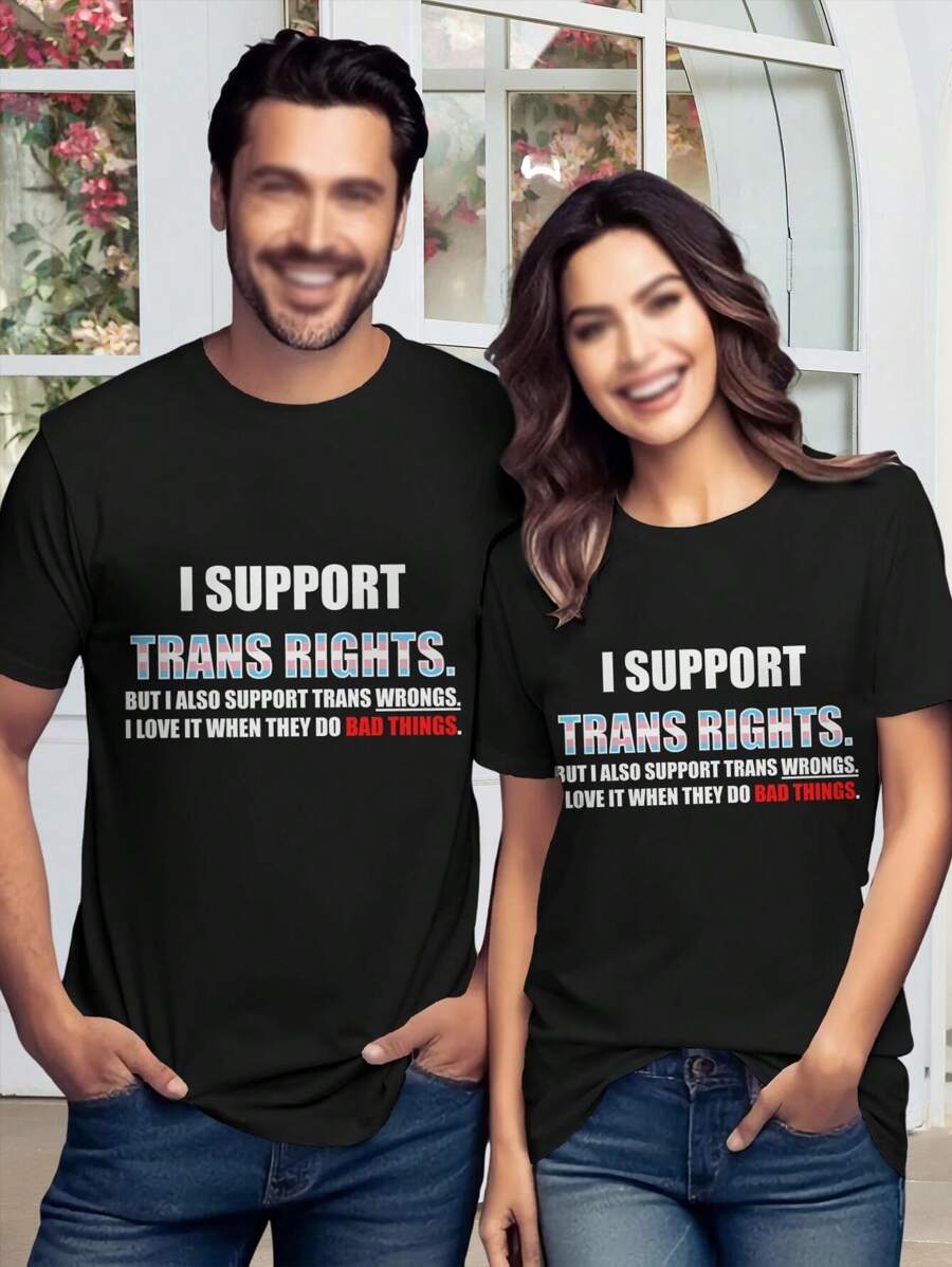 Lovers T-Shirts I Support Trans Rights - LGBTQ+ Ally Transgender Ally T ...