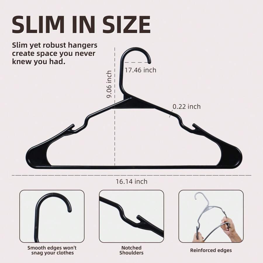 Gancho de plástico resistente para ropa de armario, de arcoíris, para ...