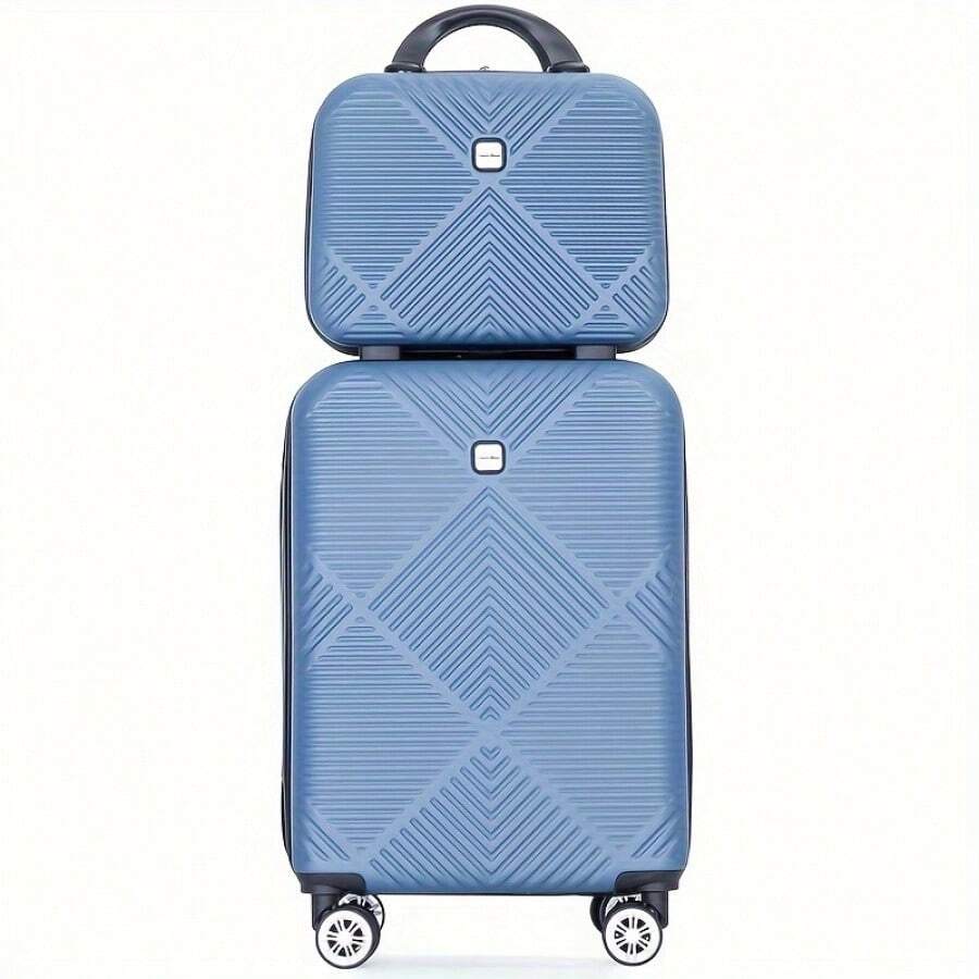 HOT-[2 Piece Efficient Carry-On Luggage] 2 Piece Luggage Set: Hardshell ...