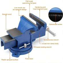 Table Vice 6 Inch Bench Vice For Workbench Heavy Duty Table Vice Bench ...