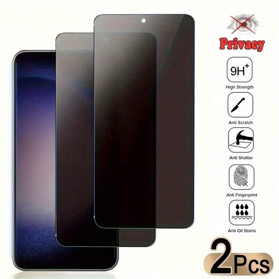 2pcs High Aluminum Transparent Anti-Peeping Screen Protector, Privacy ...