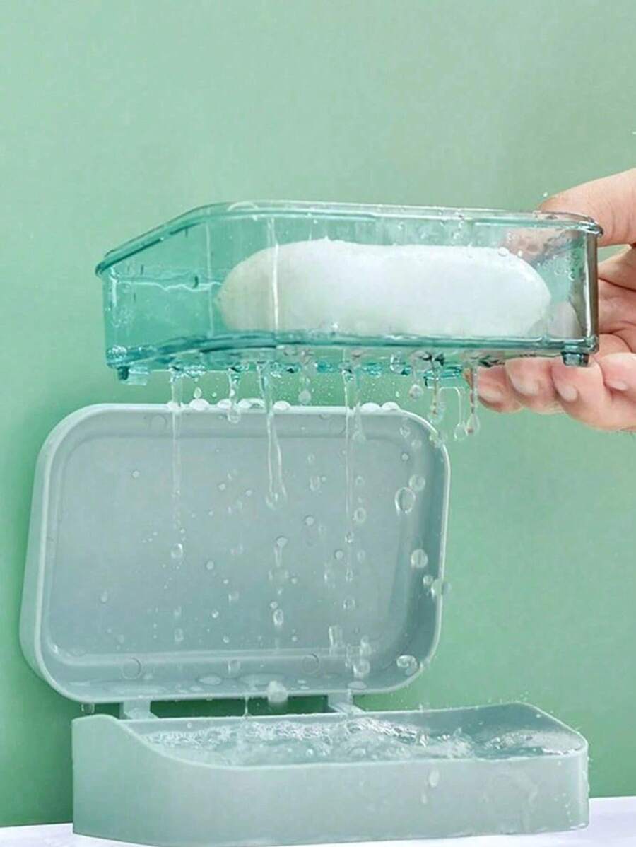 Double Layer Flip Soap Box,Minimalist Travel Soap Box With Lid,Creative ...