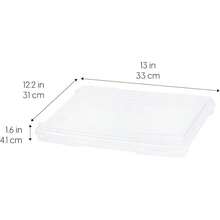 IRIS USA Board Game Storage Craft Organizer Box With Snap-Tight Latch ...