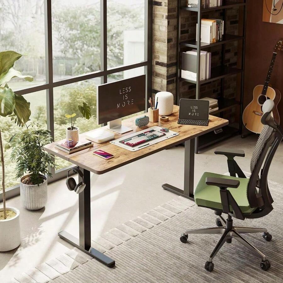 Electric Standing Desk Adjustable Height, 40 X 24 Inch Sit And Stand ...