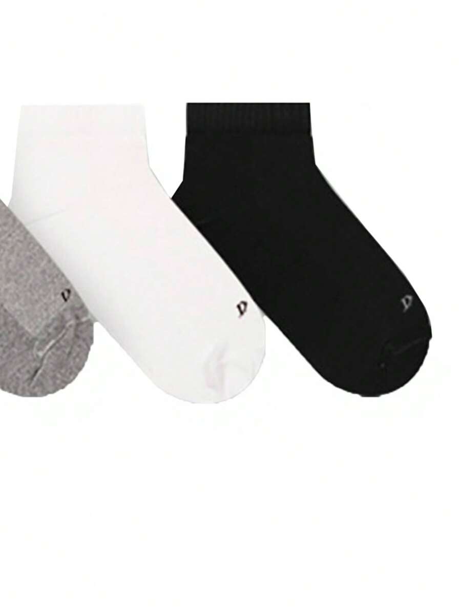 Demillus Kit de 3 Meias Cano curto Liso Infantil DeMillus 200681 ...