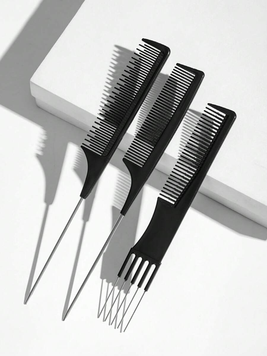 1pc Hairdressing Comb Set Professional Hair Stying Comb Set With Hair ...