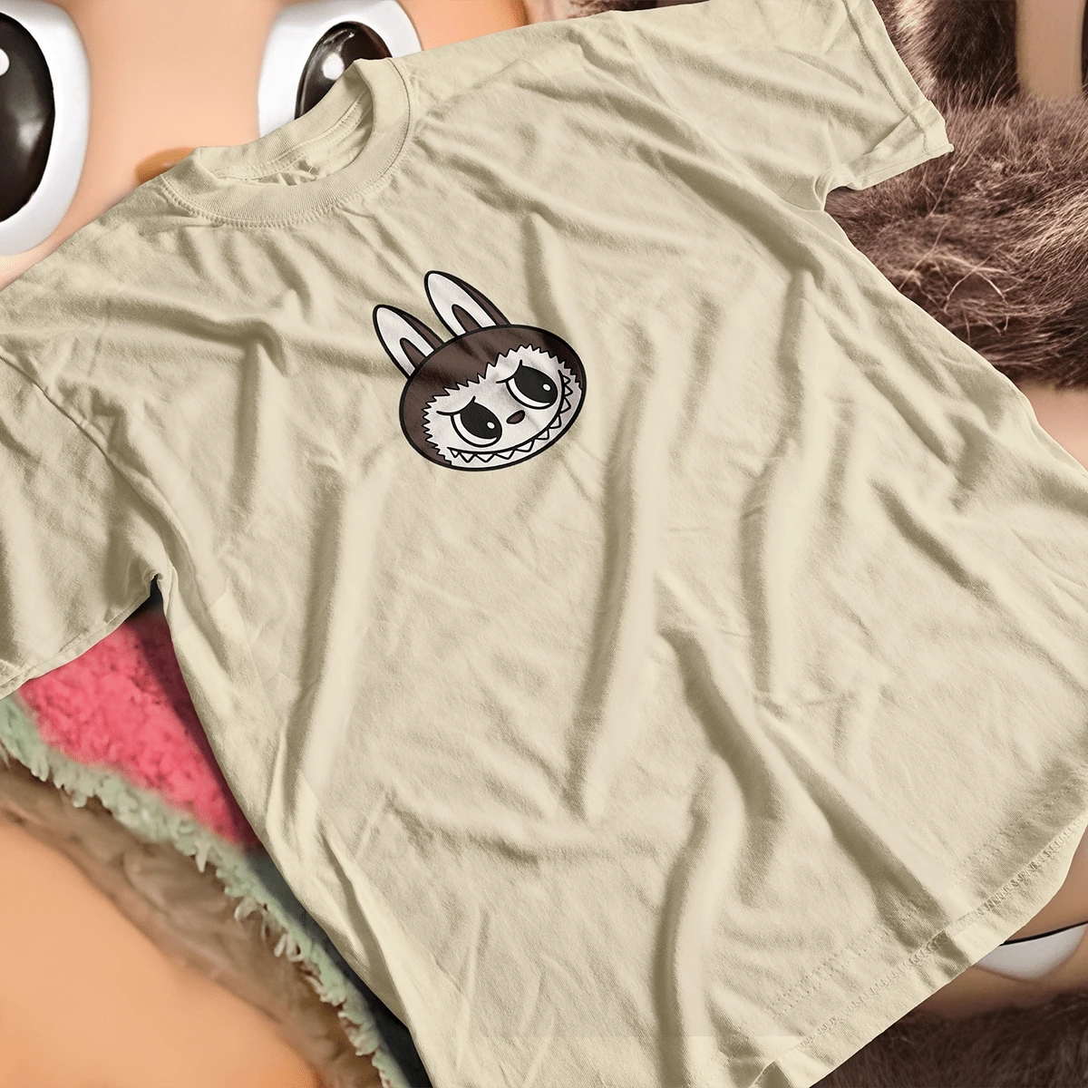 Labubu Playera Men's T-Shirt Figure Art And Style, Labubu Universe ...