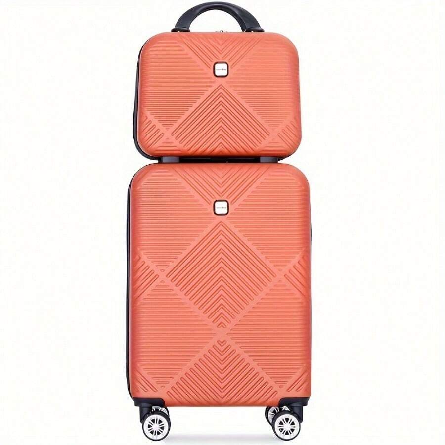 HOT-[2 Piece Efficient Carry-On Luggage] 2 Piece Luggage Set: Hardshell ...
