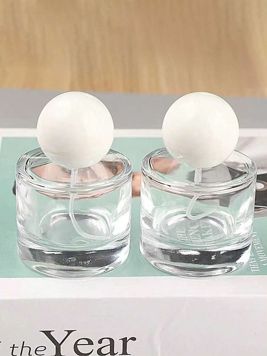 1pc Refillable 30ml Glass Perfume Spray Bottle, High-End Sphere Shaped ...