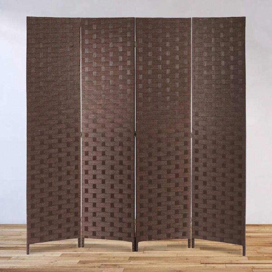 Portable Folding Privacy Screen Room Removable Freestanding 4 Panel ...