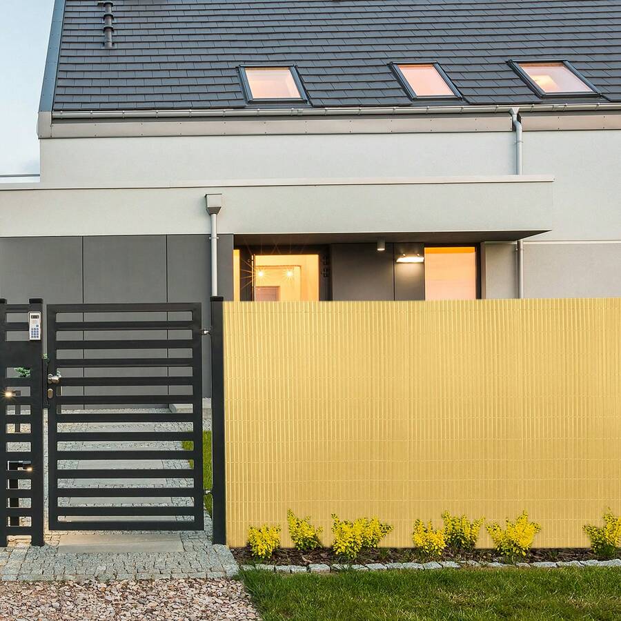 VA-Cerulean VA-Cerulean PVC Privacy Screen Mat Privacy Fence With Cable ...