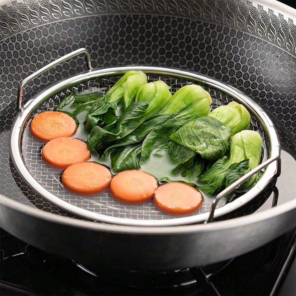 1pc, Stainless Steel Kitchen Oil Filter Tray With Fine Mesh Basket For ...