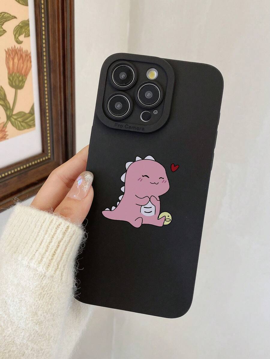 2pcs Minimalist Black Phone Cases, Dinosaur Phone Cases, Couples Phone ...