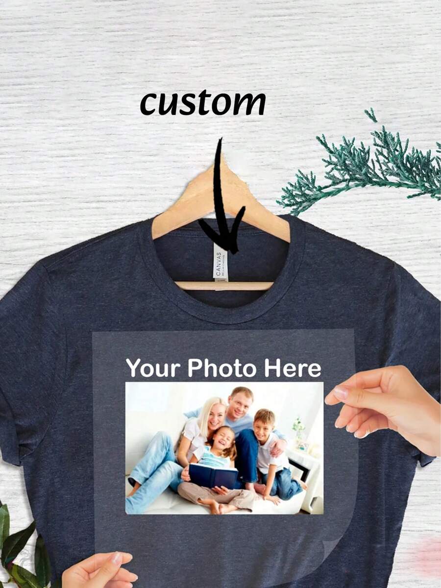 Custom Photo Iron On Transfer, Make Your Own DTF, Ready To Print ...