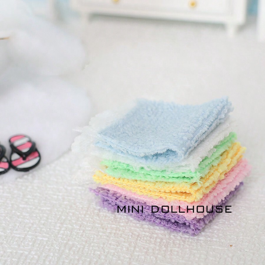 6pcs Mini Towels In Assorted Colors, Mini Colorful Towels, Miniature ...