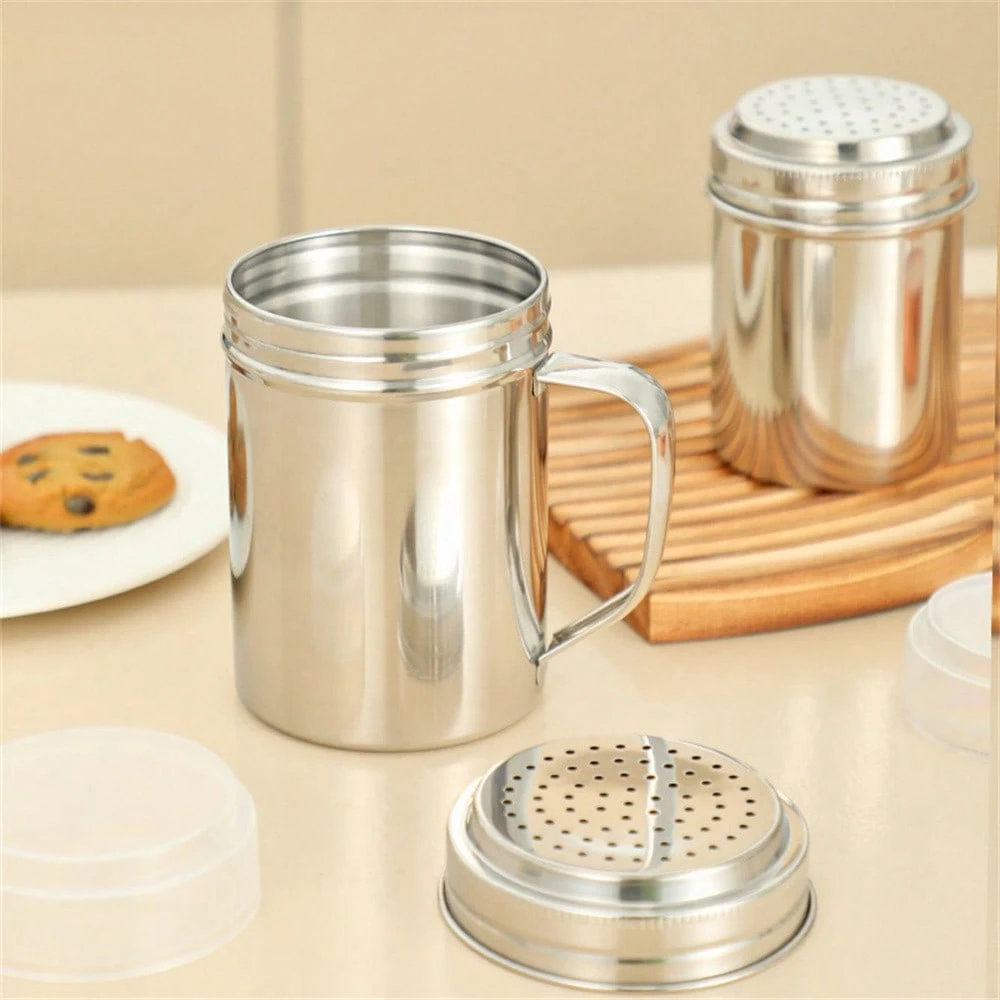 1pc Stainless Steel Dredges, Stainless Steel Powder Sugar Shaker Duster ...