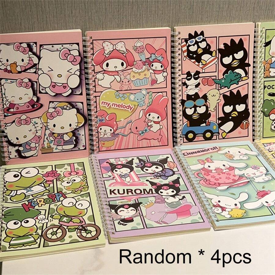 Sanrio Hello Kitty 60 Pages Spiral Notebook - A5 Thick Paper, Wide ...