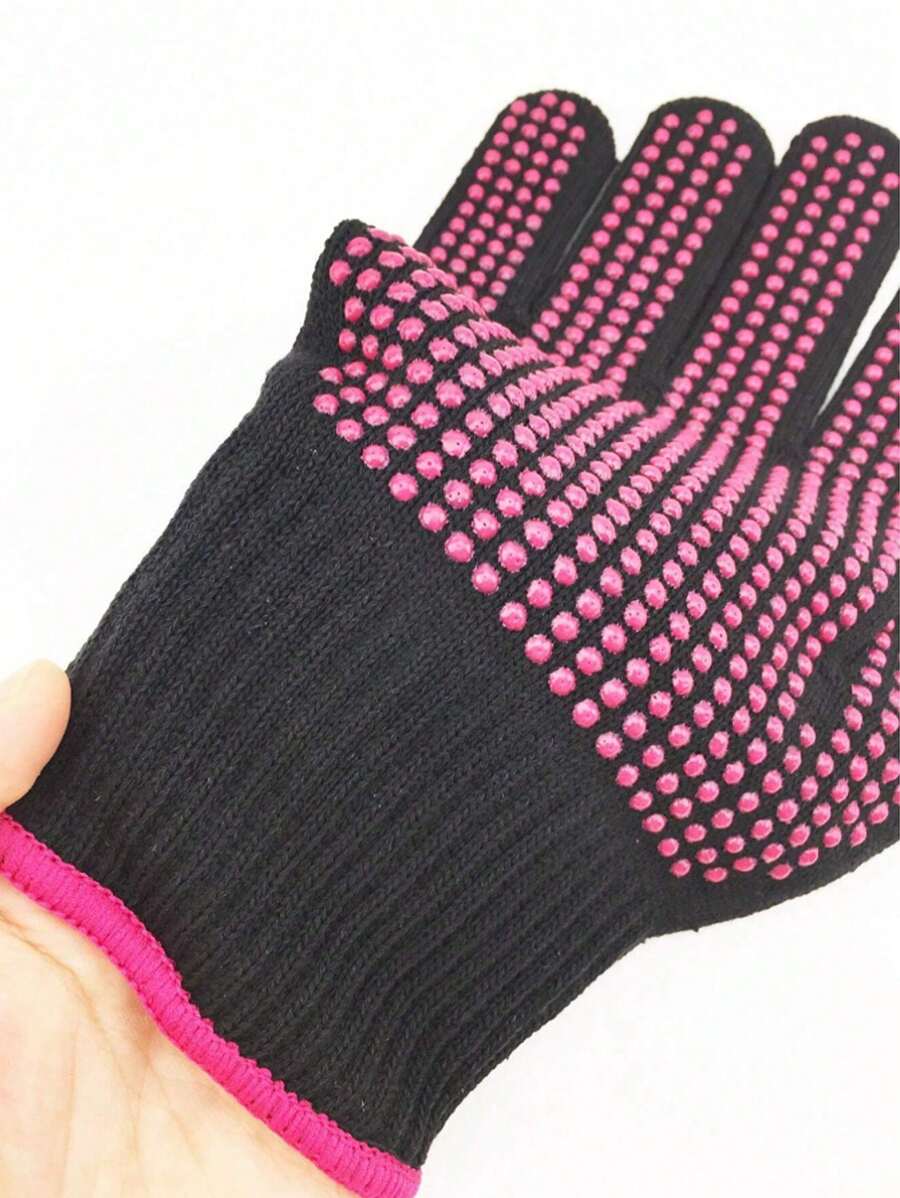 1pc Breathable Anti-Slip Gloves, Hairdressing Double-Sided Silicone ...
