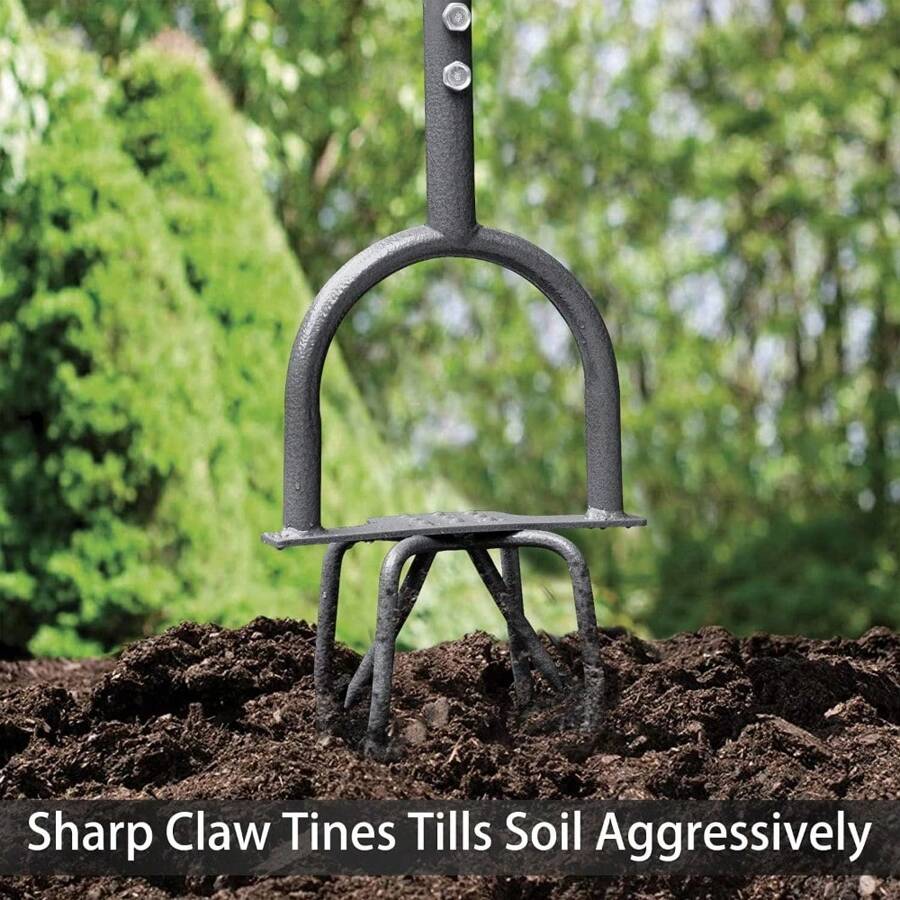 Hand Tiller Garden Claw Garden Twist Tiller Heavy Duty Manual Soil ...