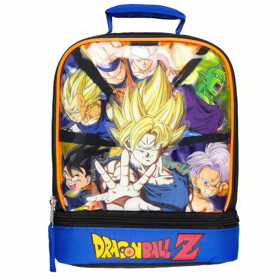 Dragon Ball Z Lunch Box Dual Compartment Insulated Lunch Bag Tote ...