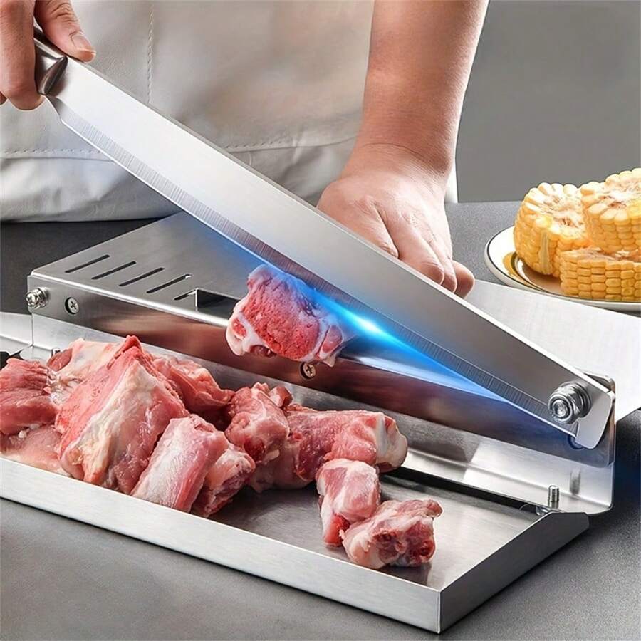 1pc, Manual Ribs Chopper, Meat Slicer, Bone Cutting Knife, Meat Cutting ...