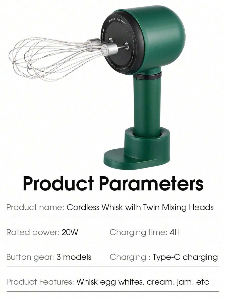 Wireless Handheld Mixer, Electric Mixer, Electric Mixer, Milk Mixer ...