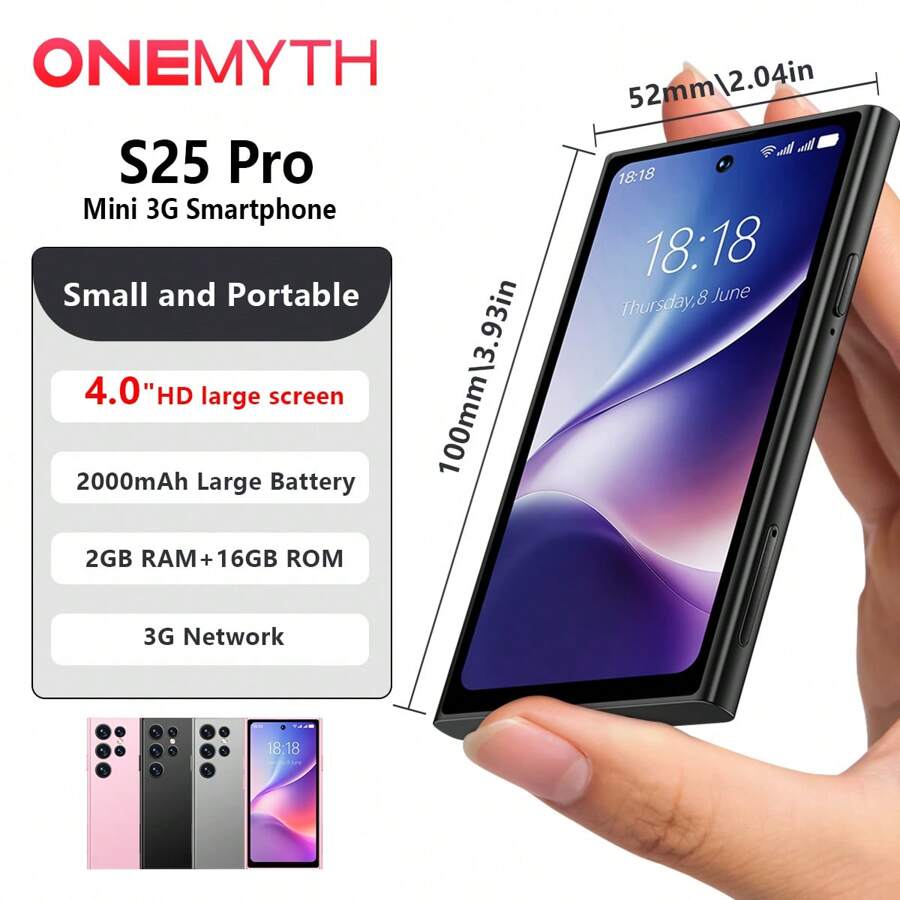 SOYES ONEMYTH S25 Pro 3G Mini Smartphone 4.0" HD Full Screen 2000mAh ...