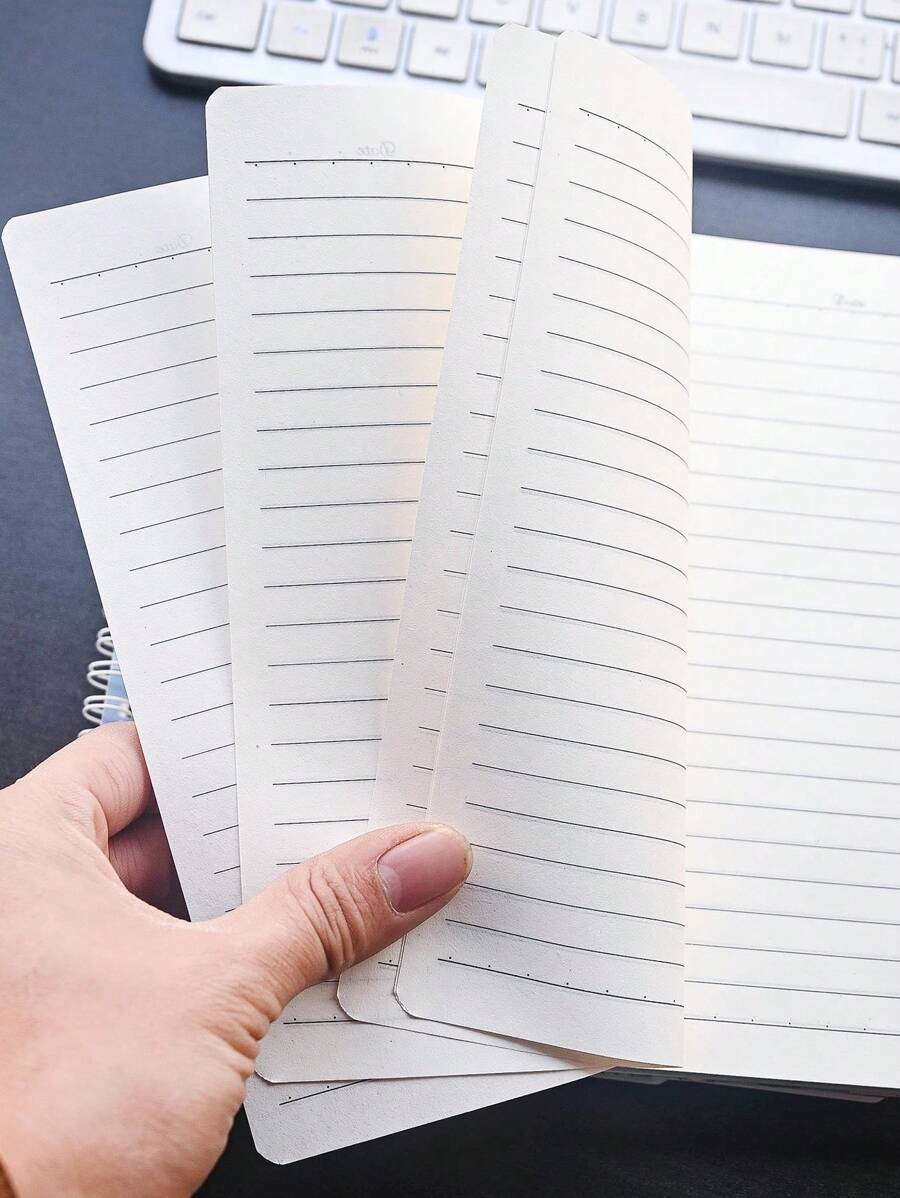 1 Caderno A5 Coil Book 60 cópias de cada livro de linha em linha de ...