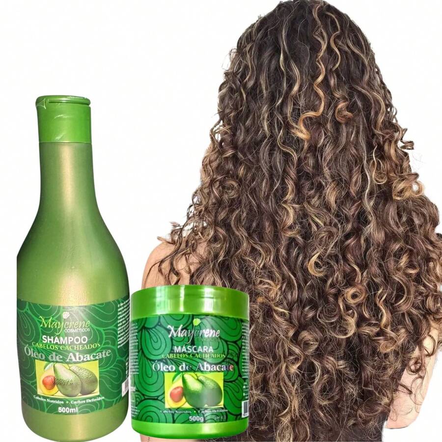 Shampoo + Hair Mask Kit With Avocado Oil For Curly Hair Ready For ...