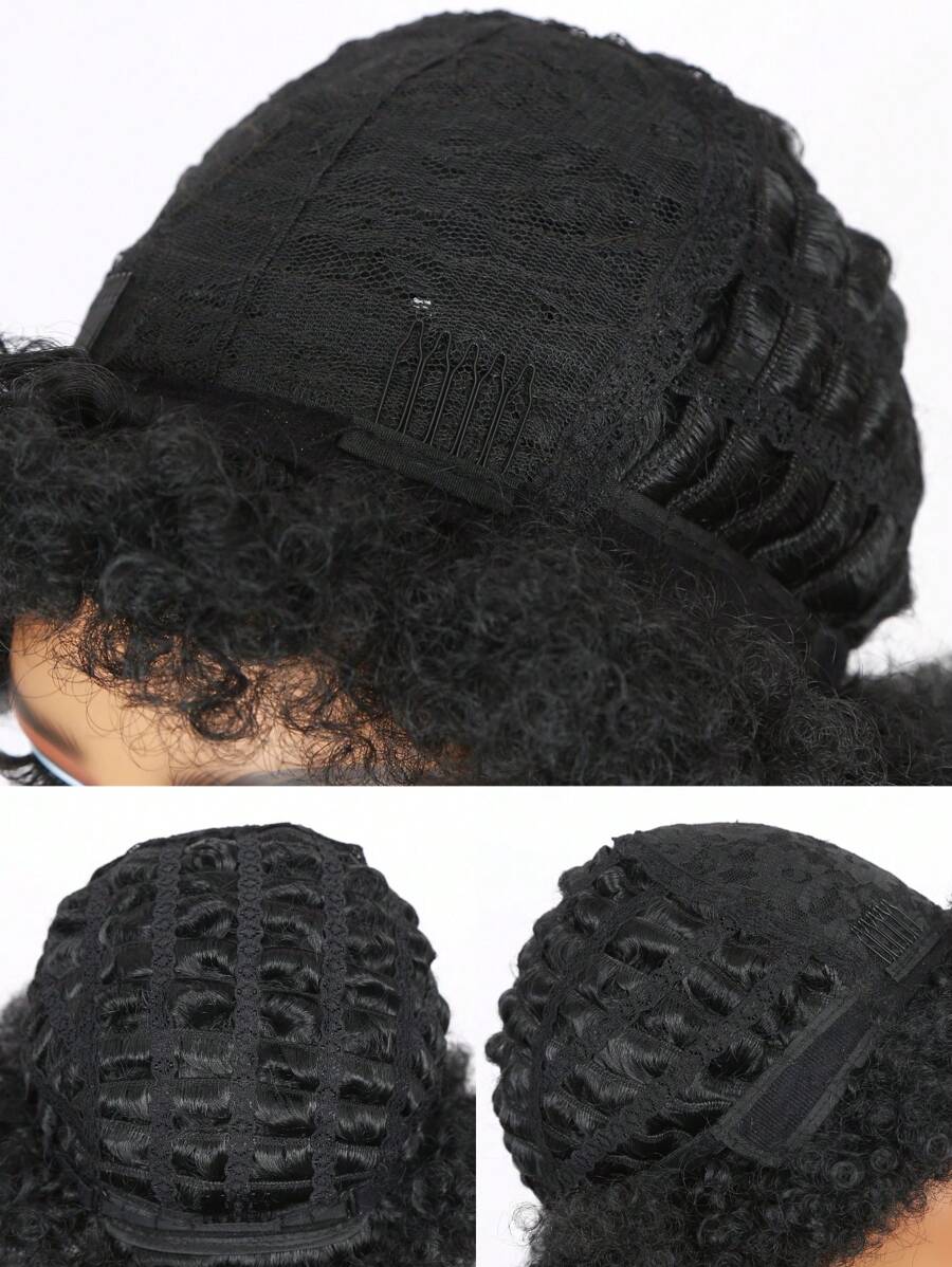 Peruca afro para mulheres - perucas afro marrom mistas dos anos 70 ...