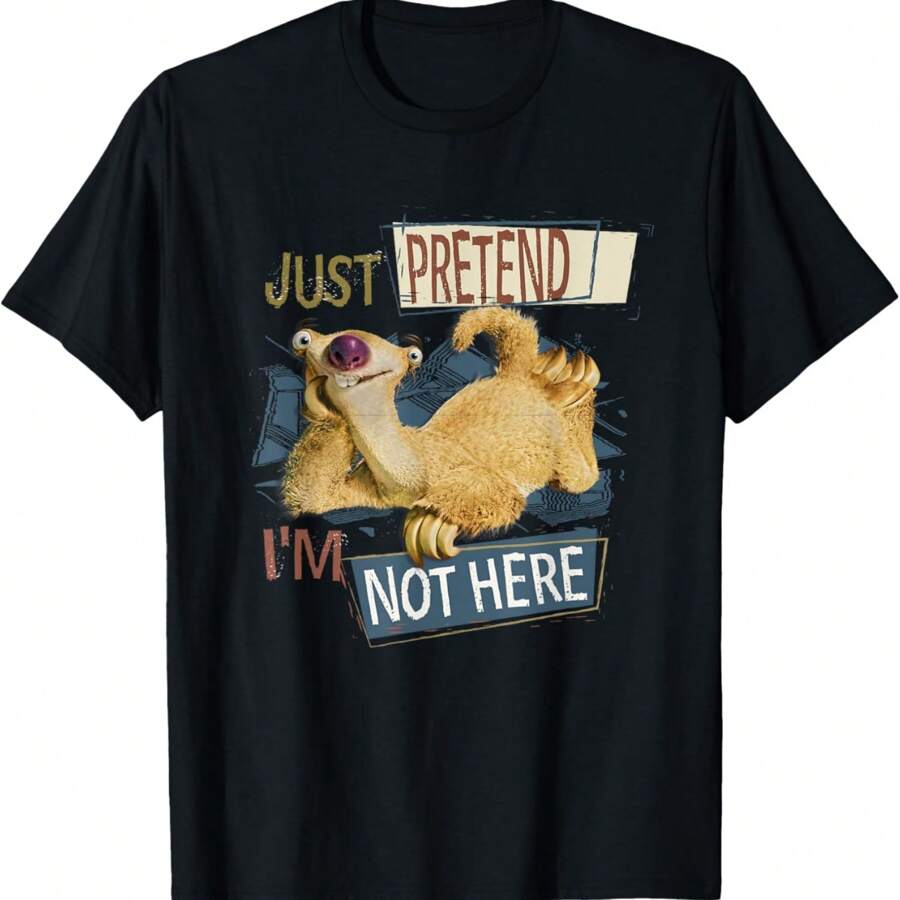Ice Age Sid Just Pretend I'm Not Here T-Shirt | SHEIN ITALIA