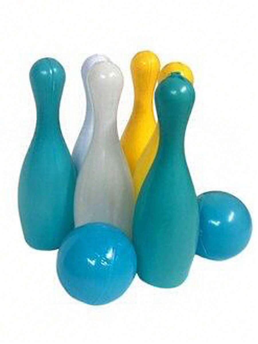 Mini Kids Bowling Kit With 6 Pins And 2 Plastic Balls for Sale ...