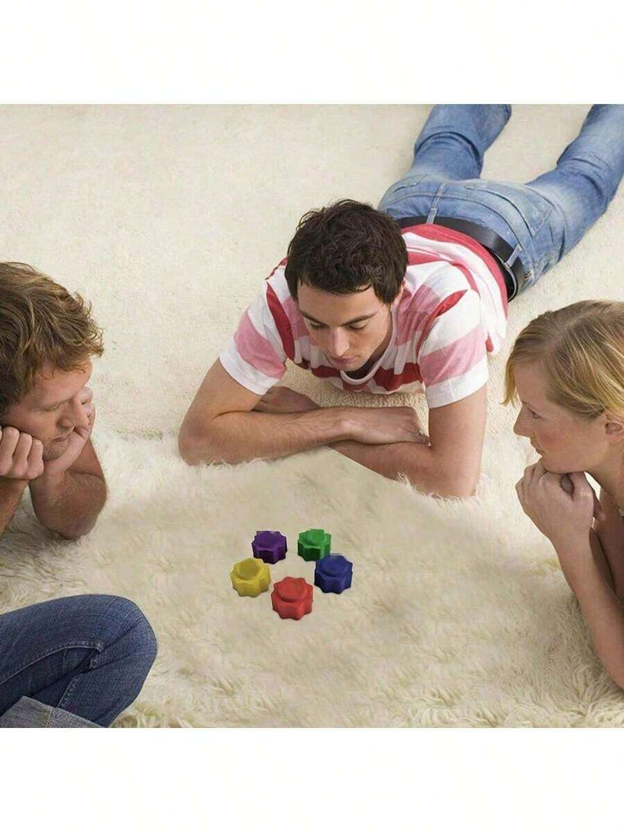 2025 New 5pcs Pebble Game Set, 3D Printed Interesting Pebble Catching ...