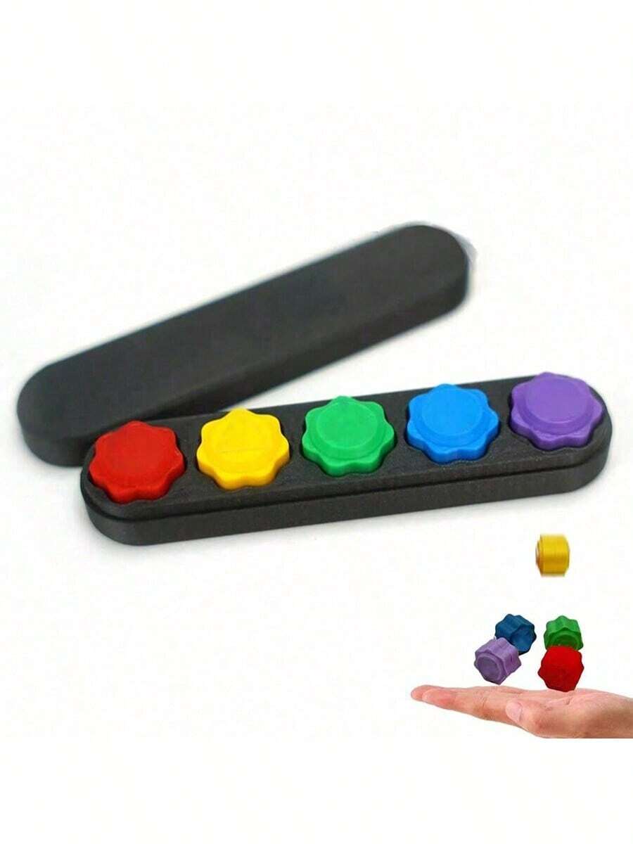 2025 New 5pcs Pebble Game Set, 3D Printed Interesting Pebble Catching ...
