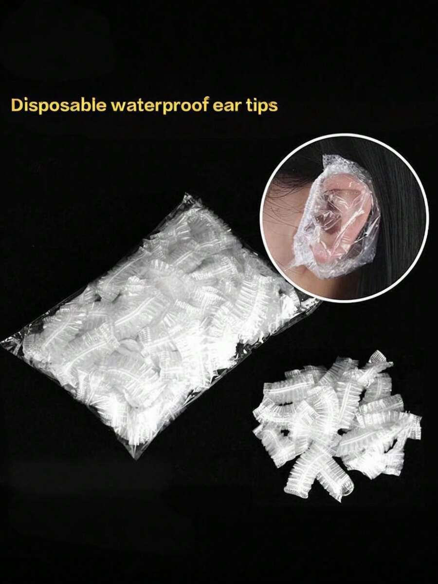 Disposable Earmuffs, Low Pressure Material For Ear Piercing, Showering ...
