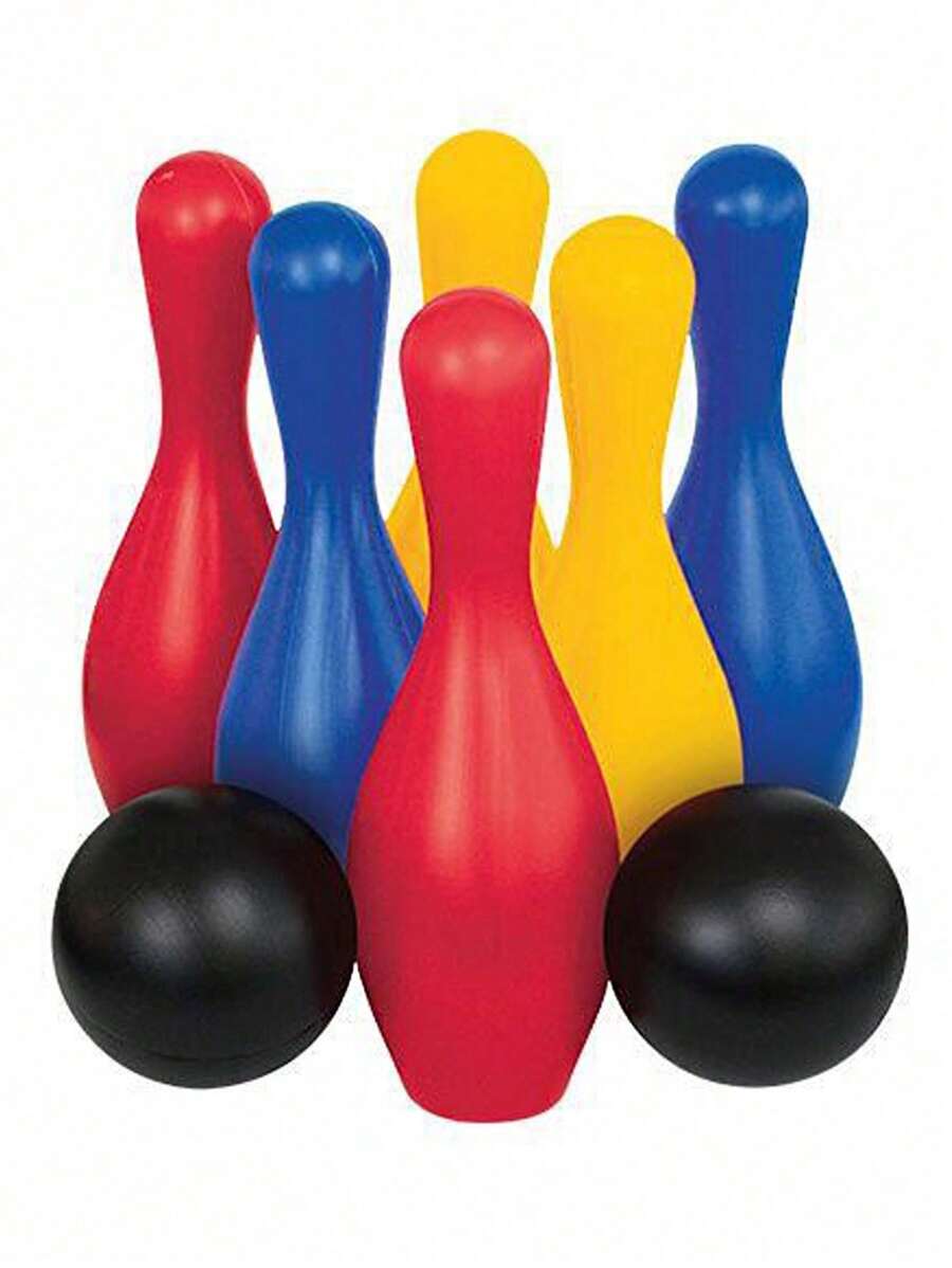 Mini Kids Bowling Kit With 6 Pins And 2 Plastic Balls for Sale ...
