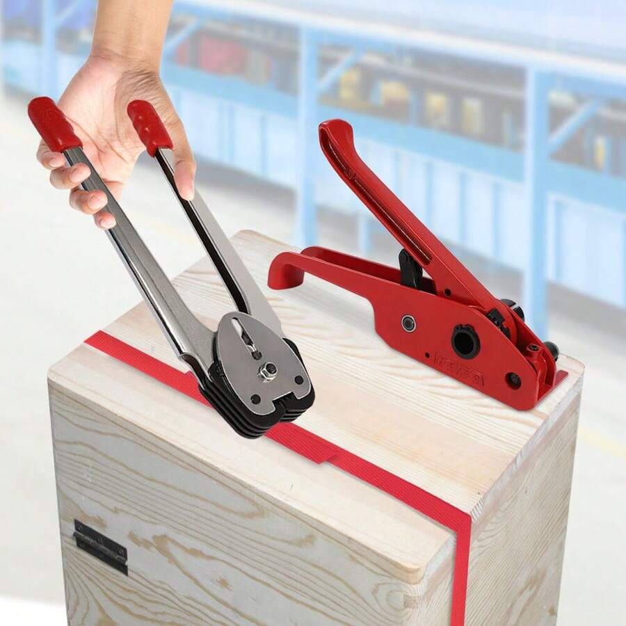Kit de herramientas de empaquetado con flejes de acero, incluye ...