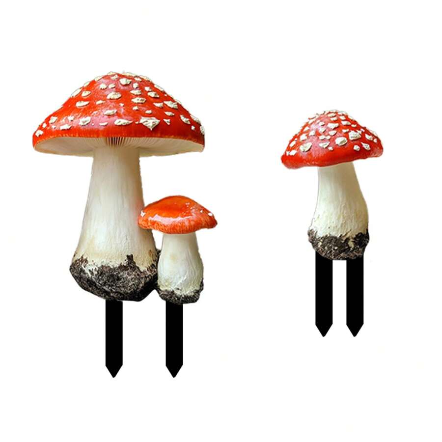 Bunny Garden Stakes Squirrels Frogs Mushrooms Yard Signs Plant Pot ...