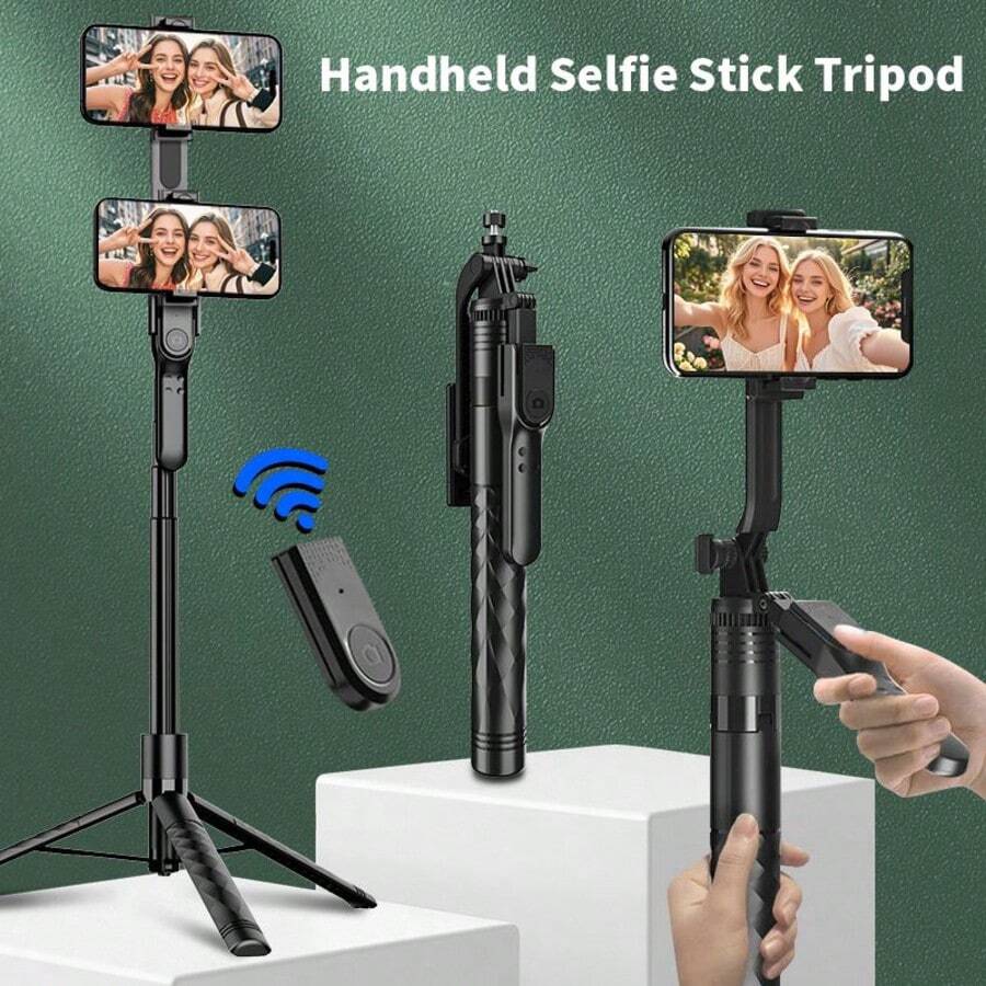 New Mobile Wireless Selfie Stick K28 Handheld Stabilizer, Floor Standing Live Streaming Stand ...